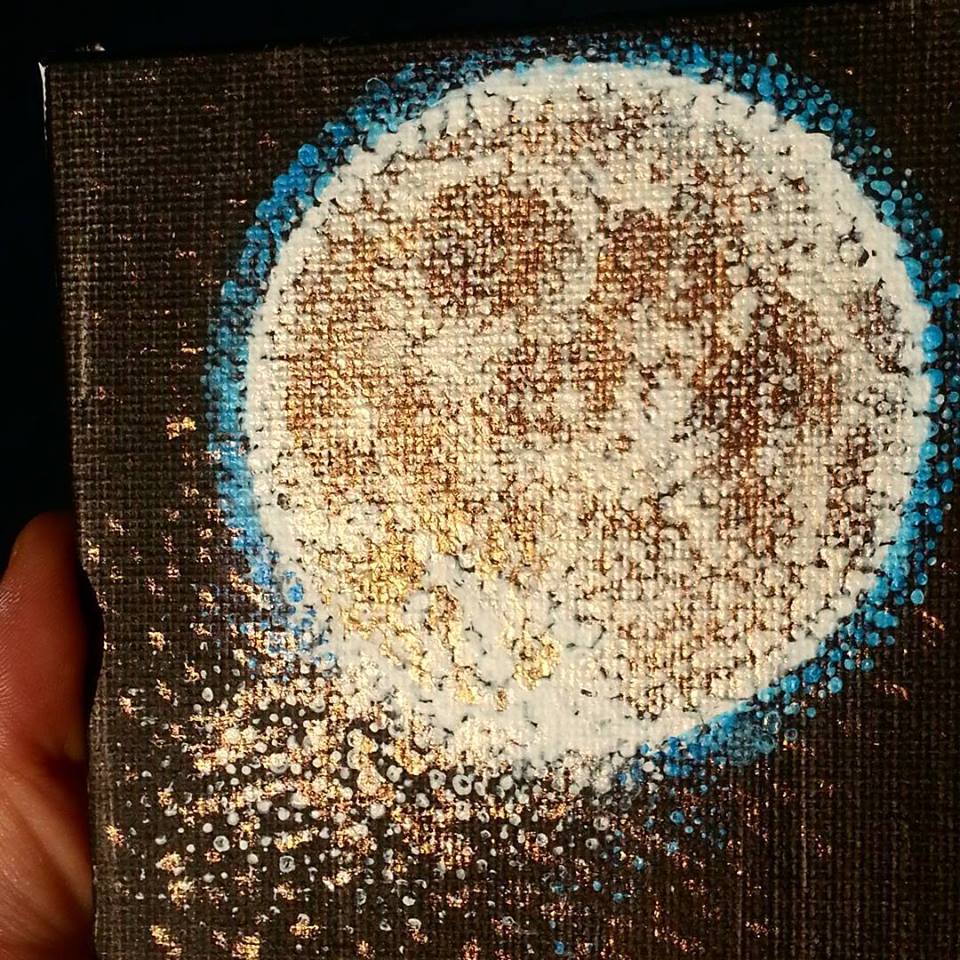 full-moon-glitter-sparkles | Fine Art Portraits & Paintings